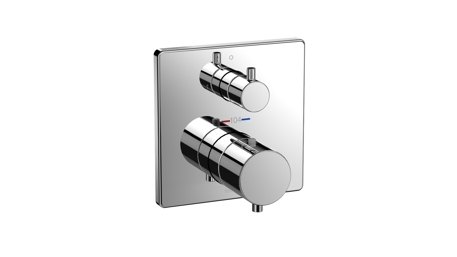 TOTO TBV02404U#CP THERMOSTATIC MIXING VALVE WITH TWO-WAY DIVERTER TRIM